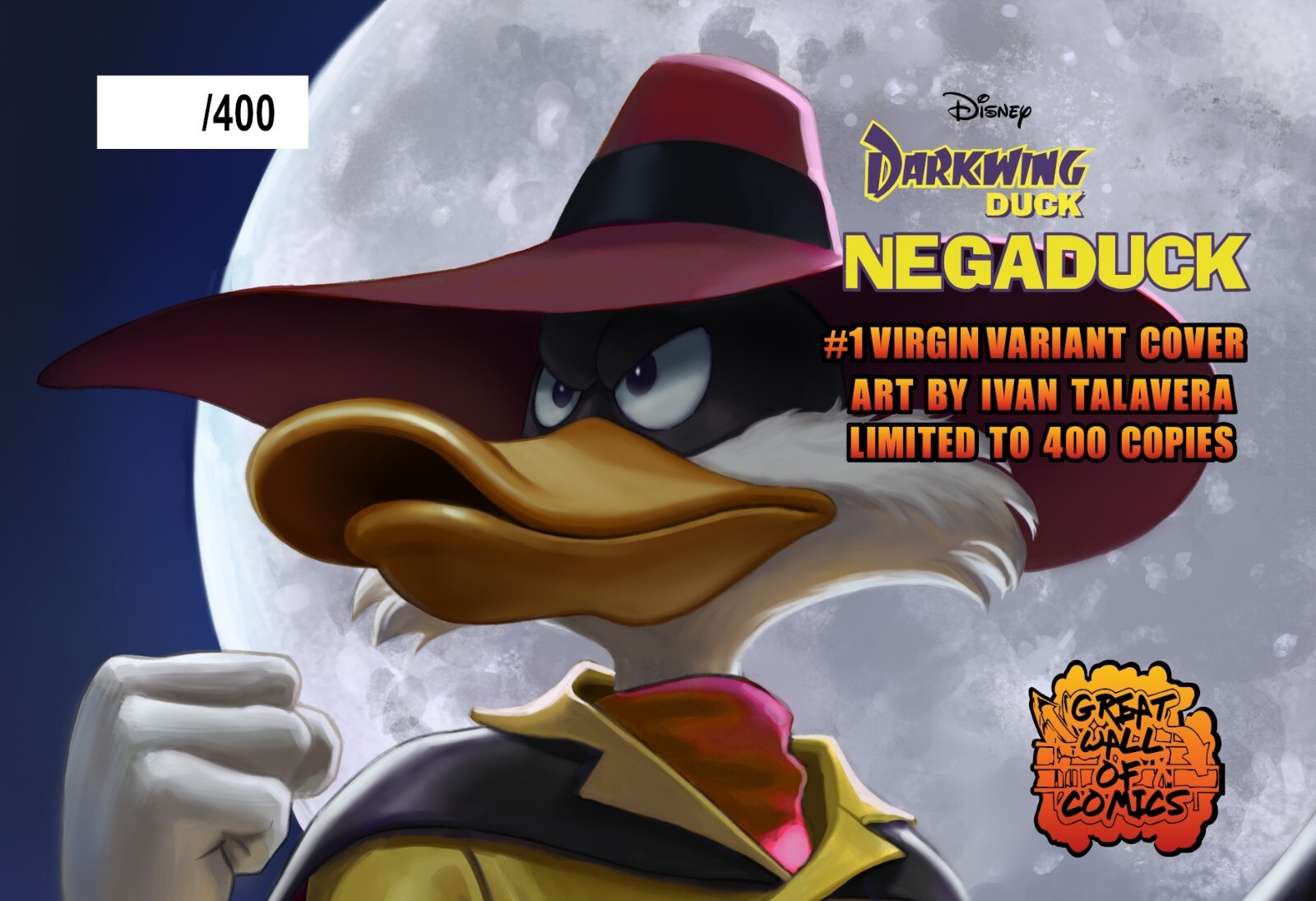Disney Darkwing Duck Negaduck 1 Ivan Talavera Variants LTD 400 Each ...