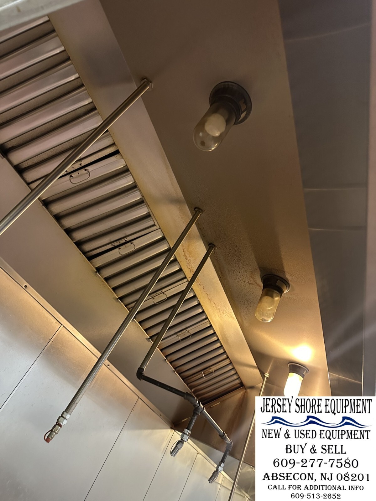 CAPTIVE AIR 18' 3" COMMER COOKING HOOD W/ ANSUL, CONTROL PANELS ...