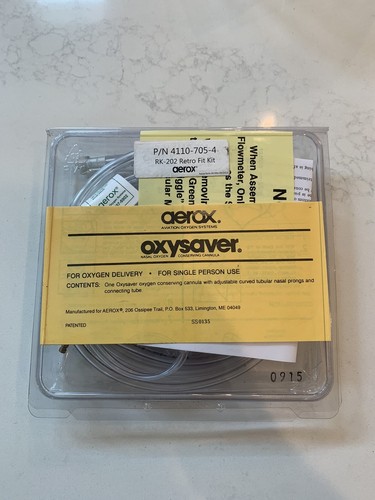 Aerox oxysaver Cannula P/N 4110-705-4 RK-202 Retro Fit Kit (Single ...