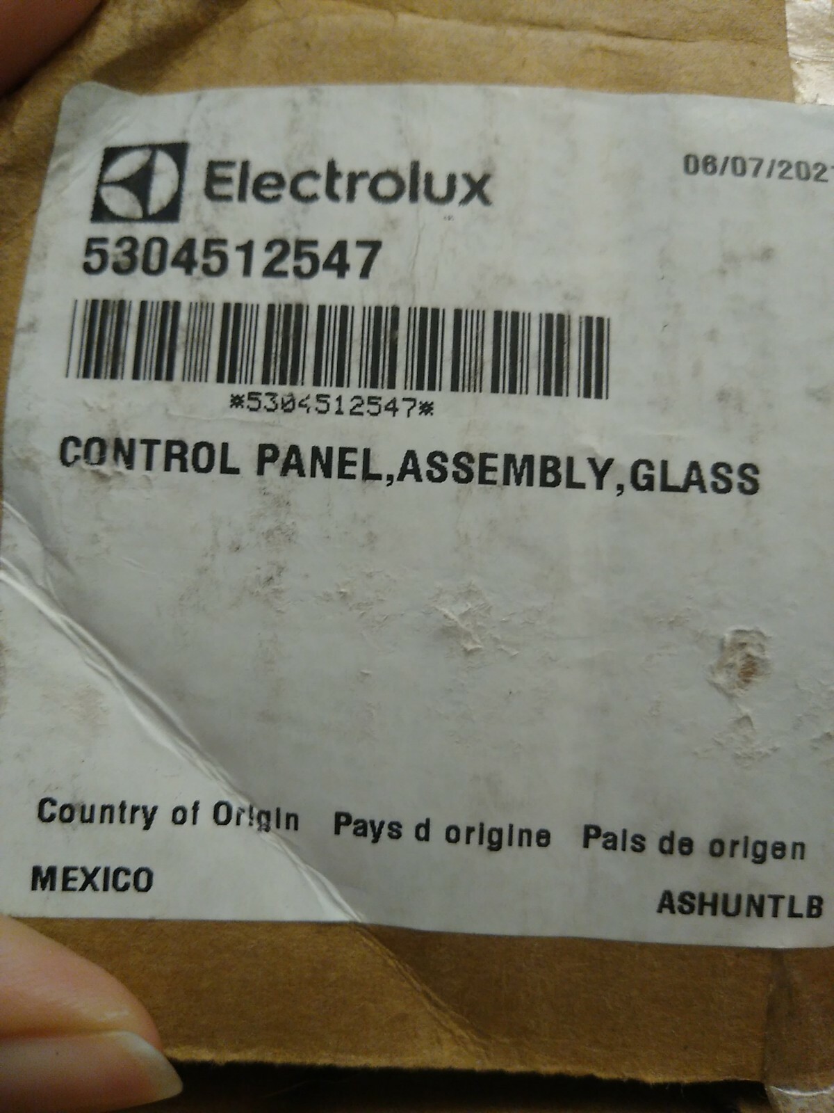 Electrolux+5304512547+Oven+Console+Assembly for sale online | eBay