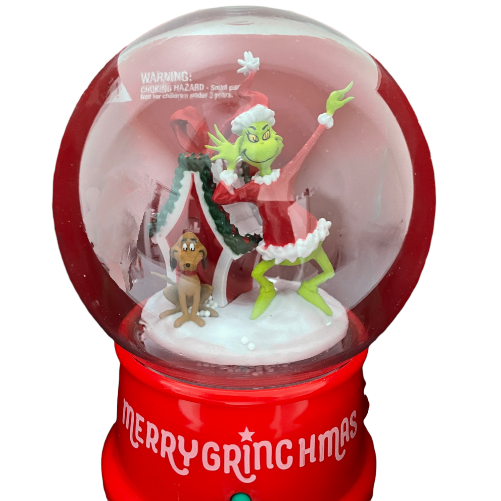 Dr. Seuss Grinch Snow Globe 16cm Christmas Decoration | eBay
