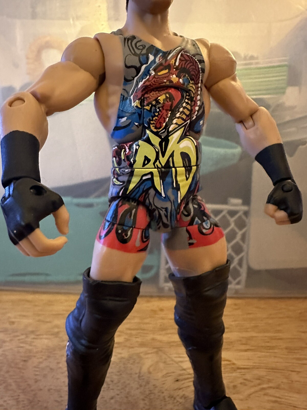 WWE RVD ROB VAN DAM WRESTLING FIGURE MATTEL ELITE SERIES 27 FLASHBACK ...
