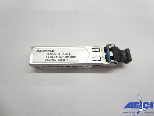 RAISECOM USFP-Gb/S1-D-01R SFP OPTICAL TRANSCEIVER, 1000BASE-LX, SINGLE ...