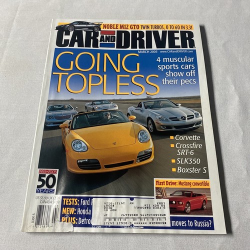 2005 March Car And Driver Magazine, Noble M12 GTO Twin Turbo (CP323) | eBay