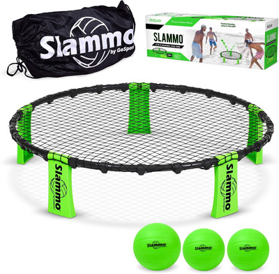 Slammo Game Set (Includes 3 Balls, Carrying Case and Rules) - Outdoor ...