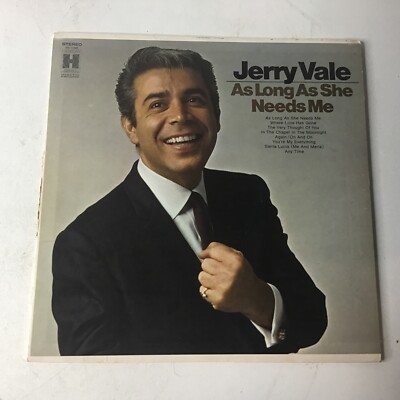Jerry Vale, As Long As She Needs Me, Vinyl Record | eBay