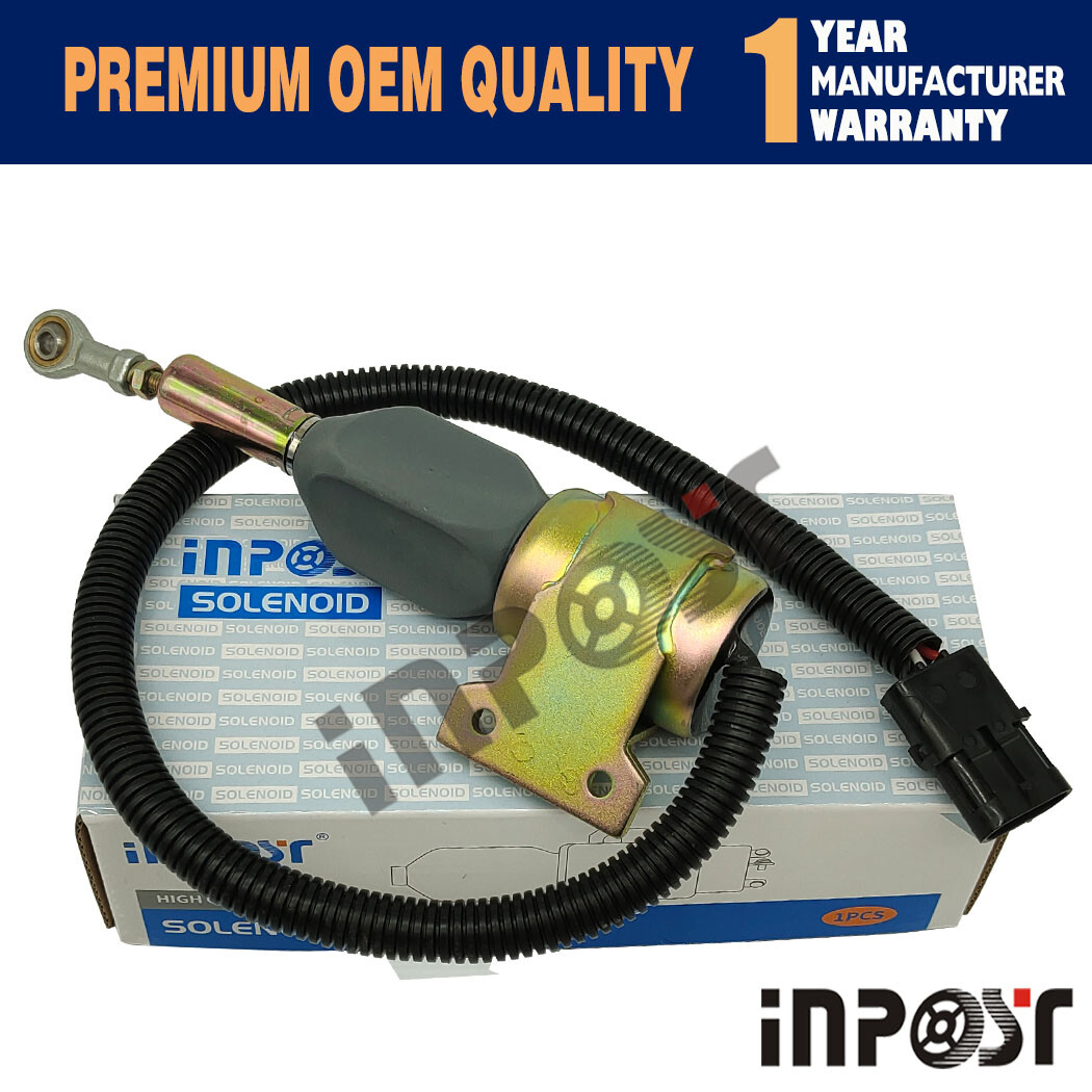 3935430 3935432 Fuel Shutdown Flameout Solenoid For Cummins 6BT 5.9 24V ...