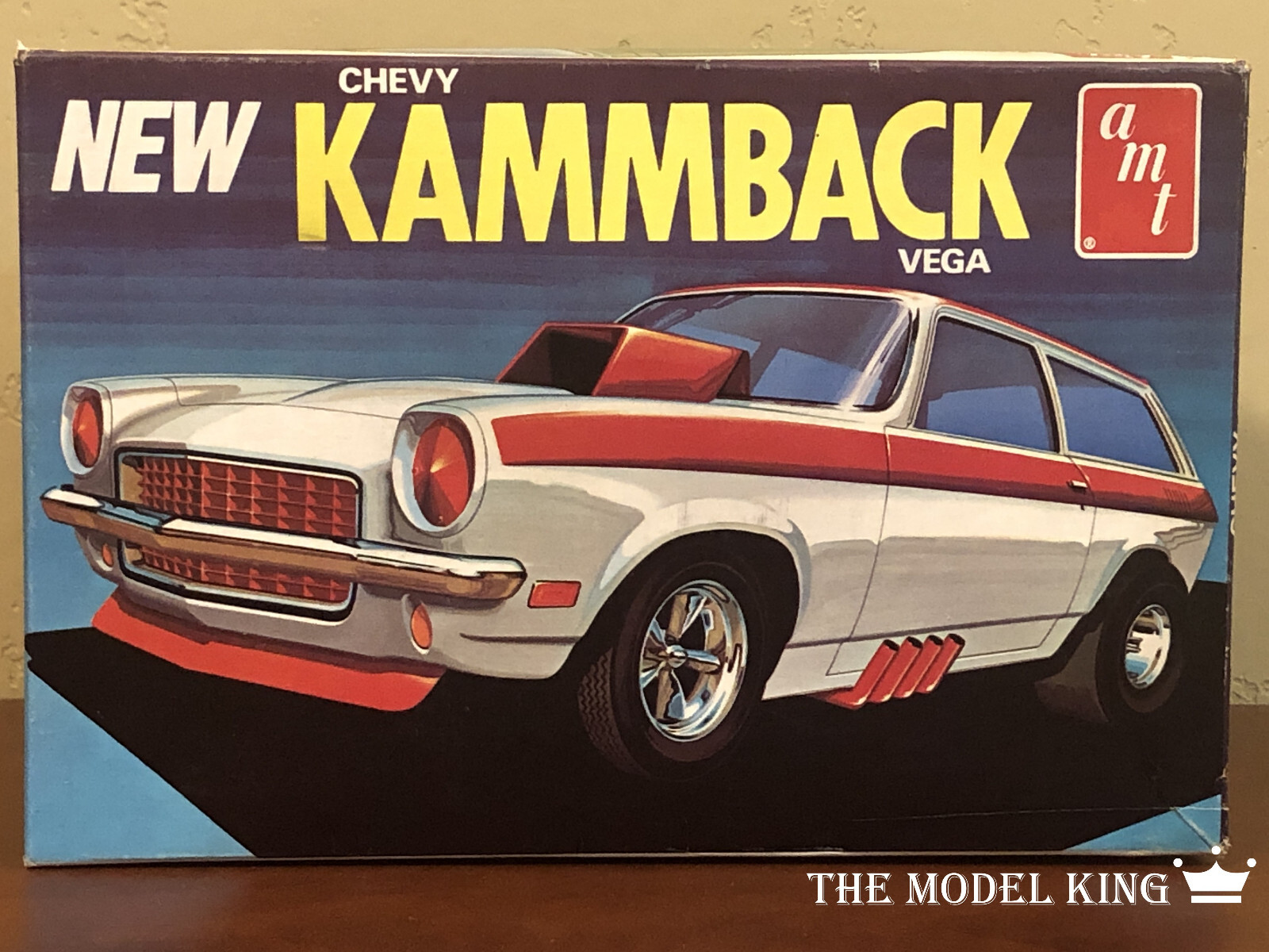 AMT New 1973 Chevy Kammback Vega Funny Car Model Kit T424 1/25 Scale ...