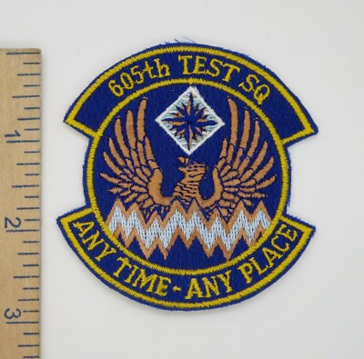 US AIR FORCE 605th TEST SQUADRON PATCH Original Vintage USAF | eBay