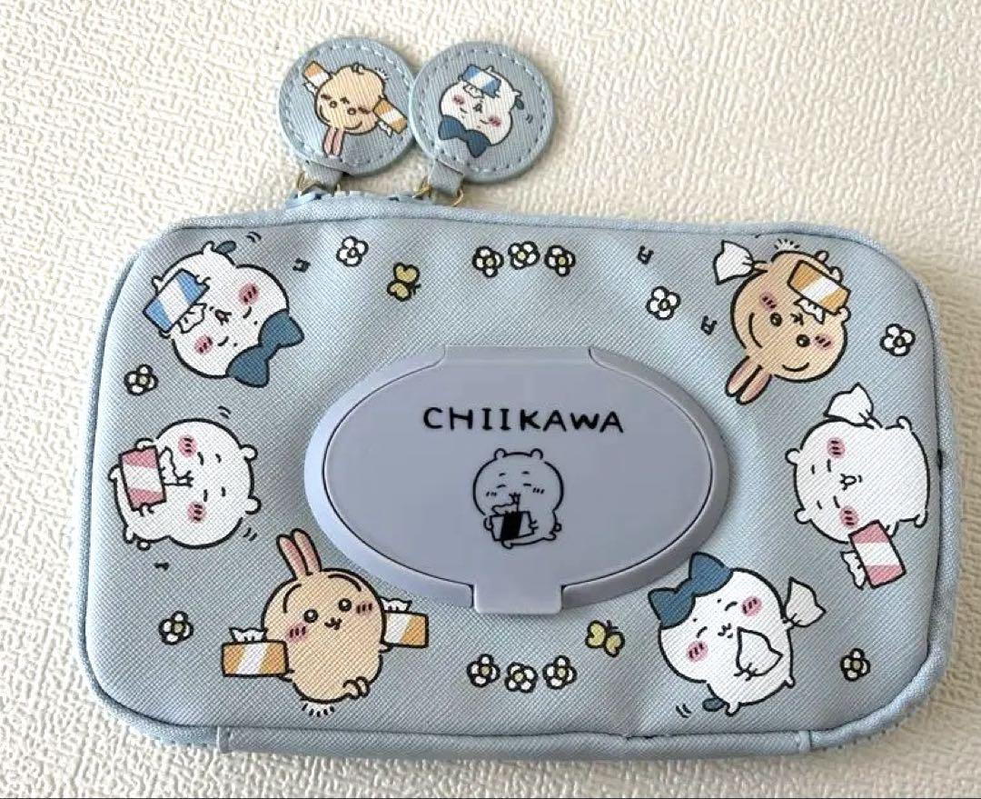 Chiikawa Tissue Pouch MultiPurpose Wet Tissue Holder… - Gem