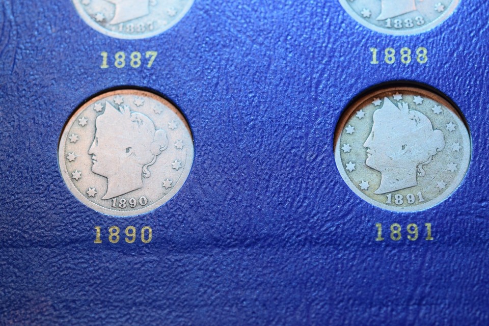 1883-1912-S LIBERTY NICKEL COMPLETE GREAT 33 COIN SET 3 CERTIFIED COINS ...