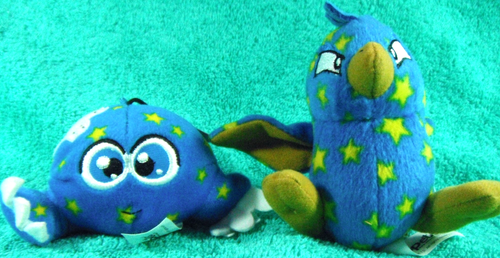 *2314* Starry Kiko & starry Pteri - Neopets McDonalds 2005 – plush ...