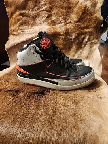 AIR JORDAN II 2 RETRO SIZE 10.5 BLACK INFRARED RED | eBay