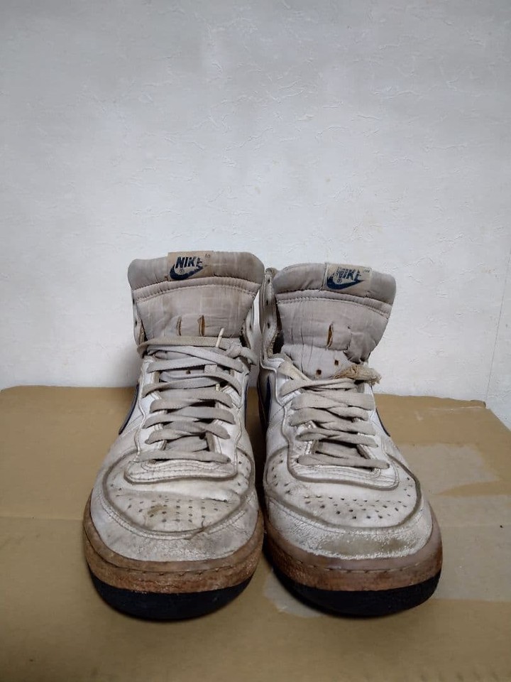 Nike Legend Hi 1983 Vintage White Blue Sneakers Men’s US 11 Made in ...