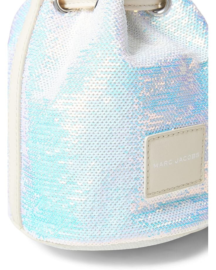 Marc Jacobs The Micro Women Iridescent Sequin Detachable Strap Bucket ...