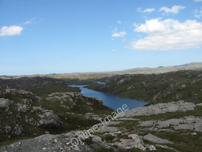 Photo 12x8 Loch na Thull from the Southeast Rhiconich The main arm of ...