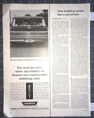 Life Magazine Ad MONROE Load-Leveler Stabilizing Units | eBay