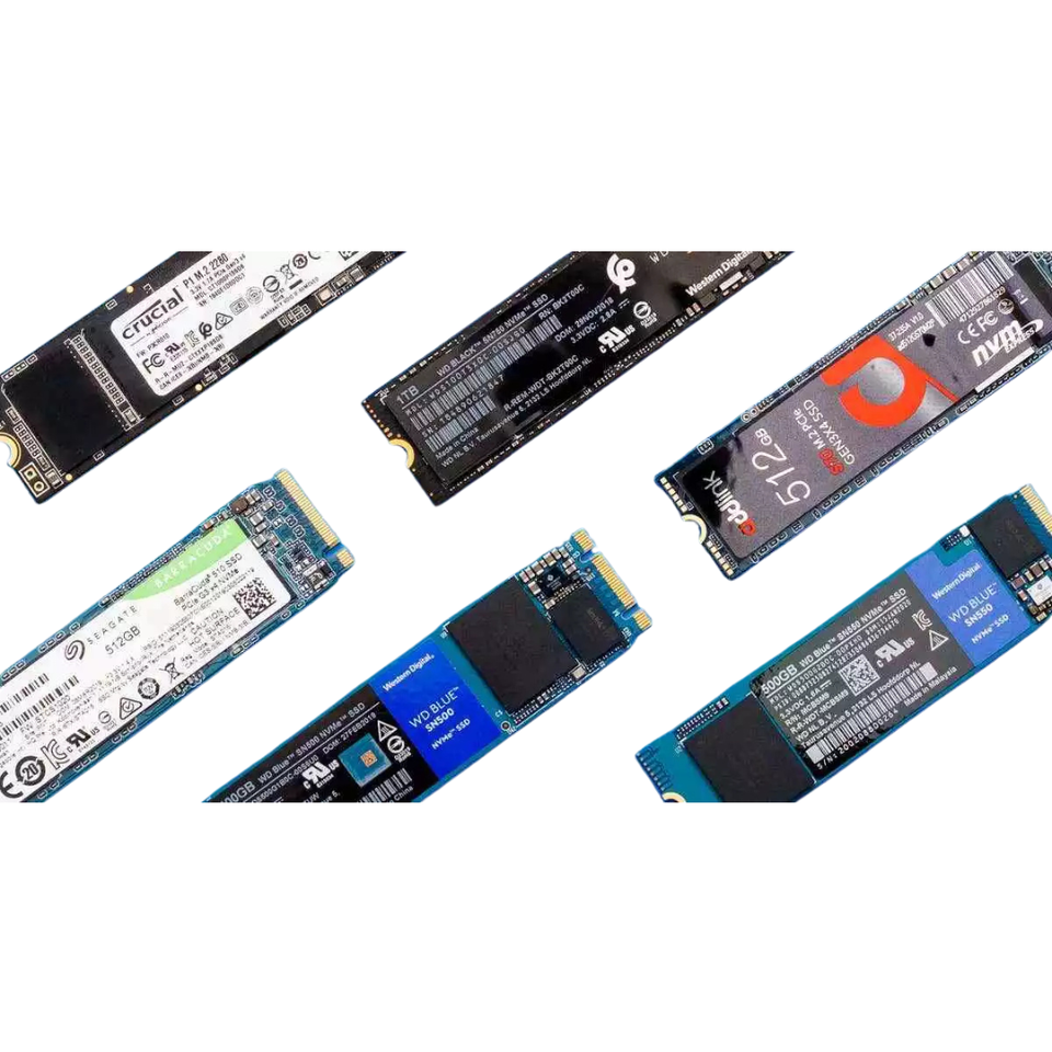 LOT of 50 Mixed Brand WD/Samsung/SK Hynix 256Gb PCIe NVMe SSD M.2 2280 ...