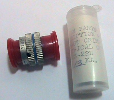 ITT Cannon Connector Plug NLS6GT10-35S / 9K5797835-45 NASA Propulsion ...