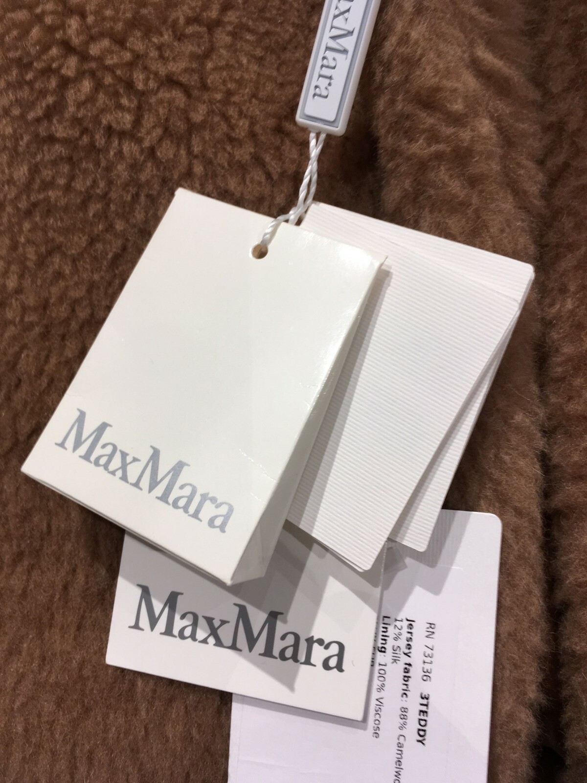 Max Mara Teddy Bear Icon Coat Camel Size Small New With Tags | eBay