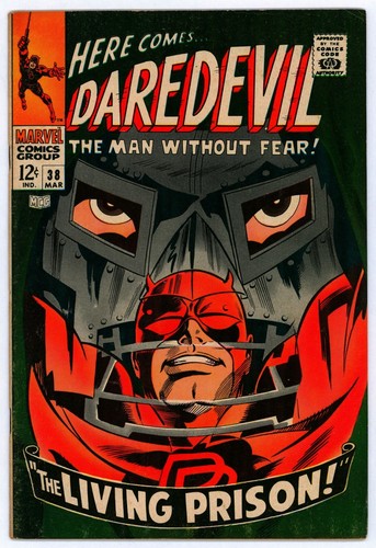 Daredevil #38 Fine+6.5 Doctor Doom Cover Marvel Comics March 1968 | eBay