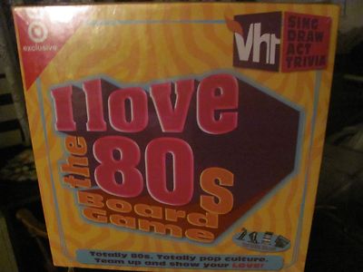 I Love the 80s trivia act draw board game VH1 Target Exclusive 2005 ...
