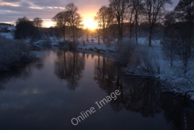 Photo 6x4 Looking downstream from the Bridge of Isla Meikleour Looking ...