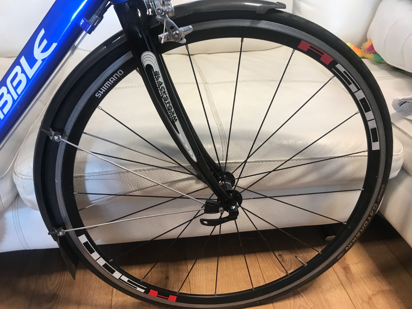 Ribble Road Bike blue Blackstorm forks Frame 24 Inches Wheels 25 ...