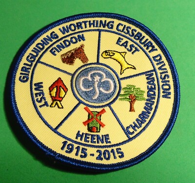 WORLD SCOUTING PATCH: GIRLGUIDING:WORTHING CISSBURY DIVISION | eBay