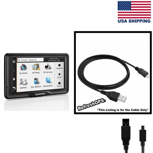 Garmin RV 760LMT GPS Navigator W/ Camera USB Cable Transfer Cord ...