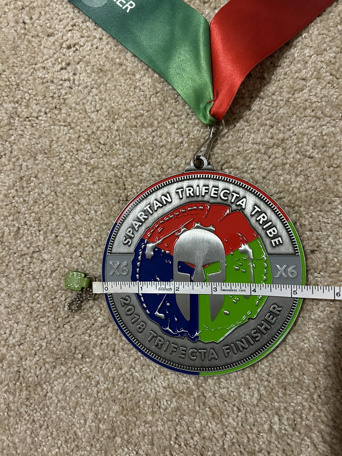 Spartan Race Finisher Medal - Trifecta X6 2018 OCR Obstacle Course Race ...