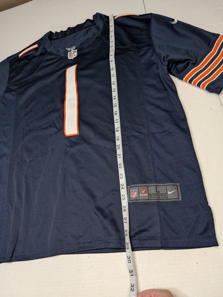 Chicago Bears GSH Fields #1 Nike Stitched Football Jersey Large | eBay
