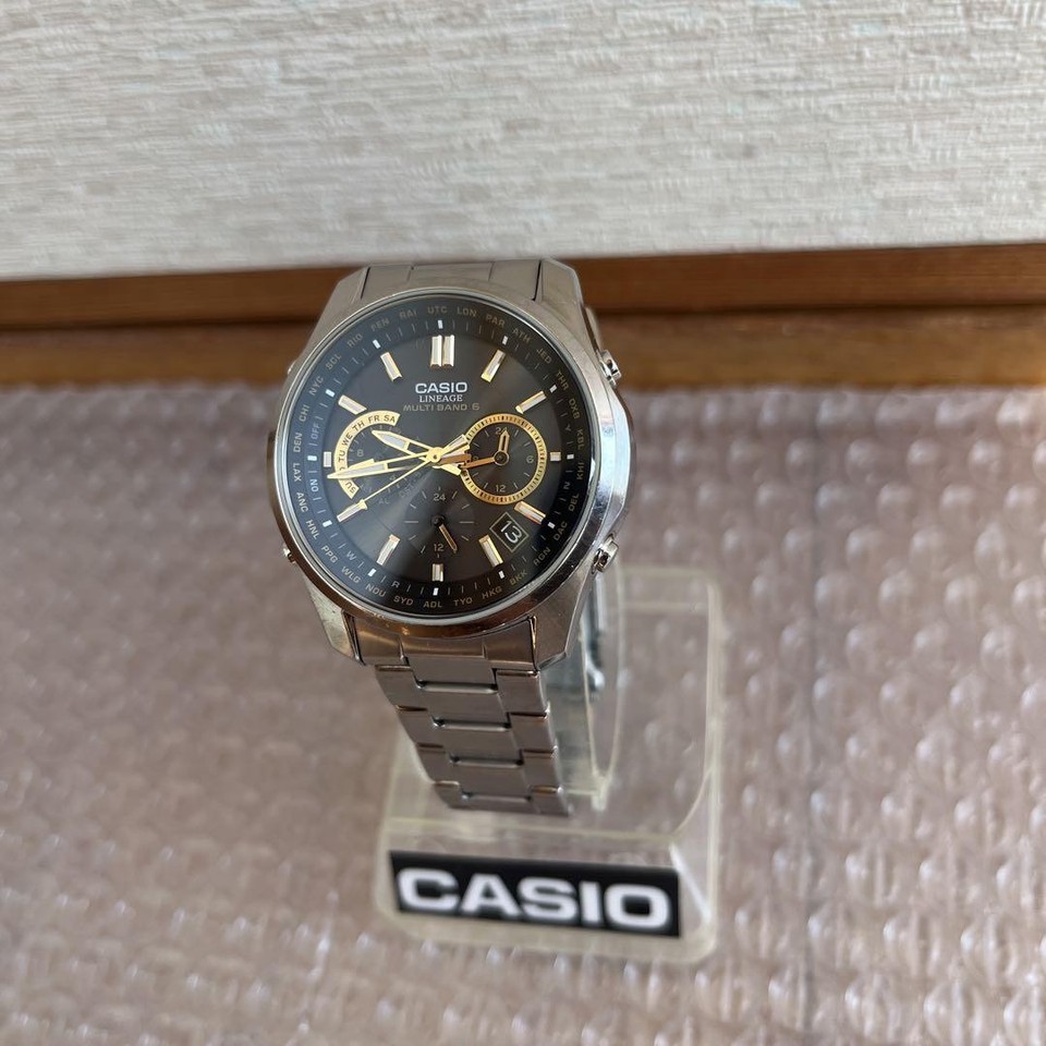 Casio Lineage LIW M610TDS Titanium Solar Radio Watch Made In Japan | eBay