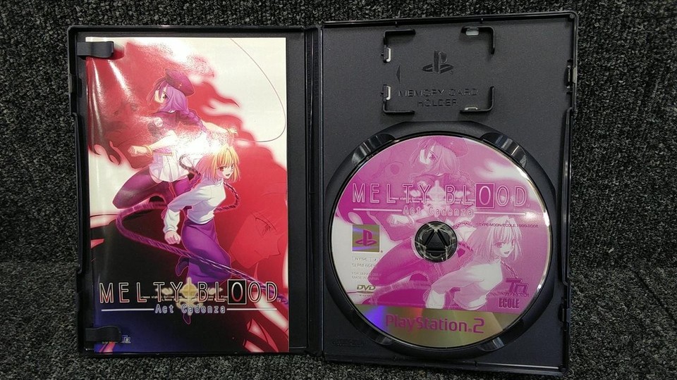 Ps2 Software Model Number Melty Blood Act Cadenza Type Moon ASG59 | eBay