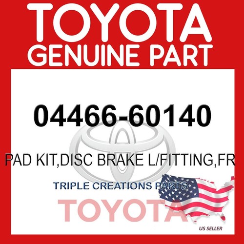 0446660140 GENUINE Toyota PAD KIT, DISC BRAKE, REAR 04466-60140 OEM | eBay
