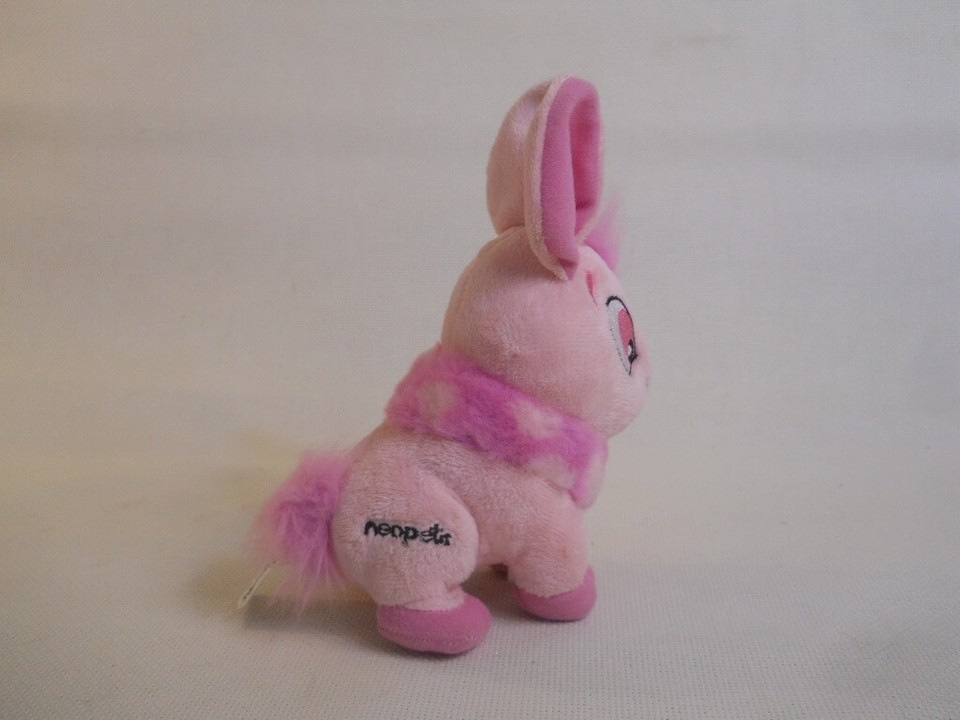 Neopets Cybunny 7" pink bunny rabbit Jakks Pacific 2008 | eBay