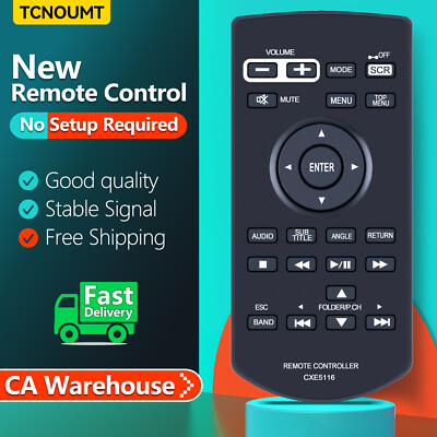 CXE5116 Remote Control For Pioneer Car Audio System DVD RDS AV Receiver ...