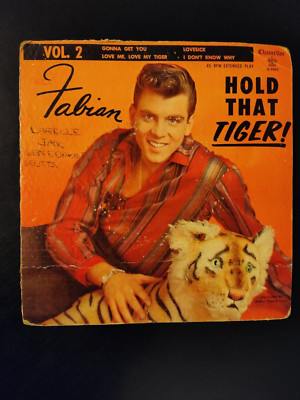 Fabian - Hold That Tiger Volume 2 7" 45rpm EP Chancellor with Sleeve | eBay