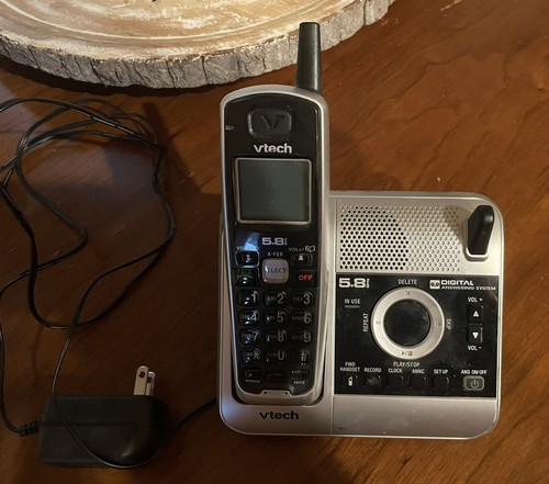 VTech 5.8GHz Cordless Phone CS5121 With Digital Answering System Caller ...