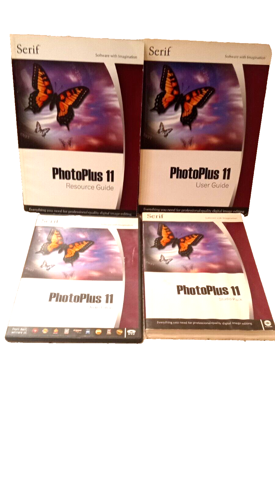 PhotoPlus 11 (Serif Software, cd & dvd) Studio pack, user & resource ...