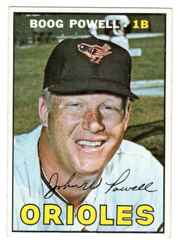 1967 Topps #230 Boog Powell Baseball Card 1st Base Orioles Vintage ...