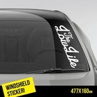 THE LOW LIFE Windshield JDM Sticker | eBay