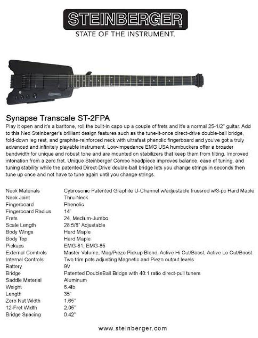 Steinberger Synapse St 2fpa