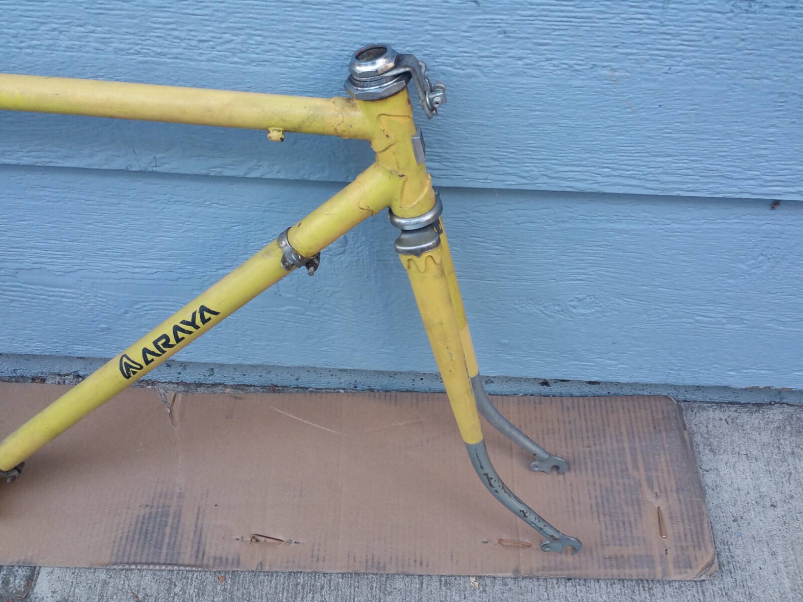 Vintage Araya Road Bike Frame Lugged Steel made in Japan | eBay