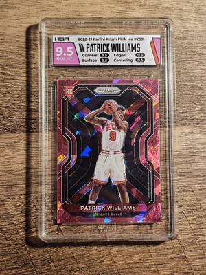 2020 Panini Prizm Patrick Williams Rookie Pink Ice HGA 9.5 | eBay