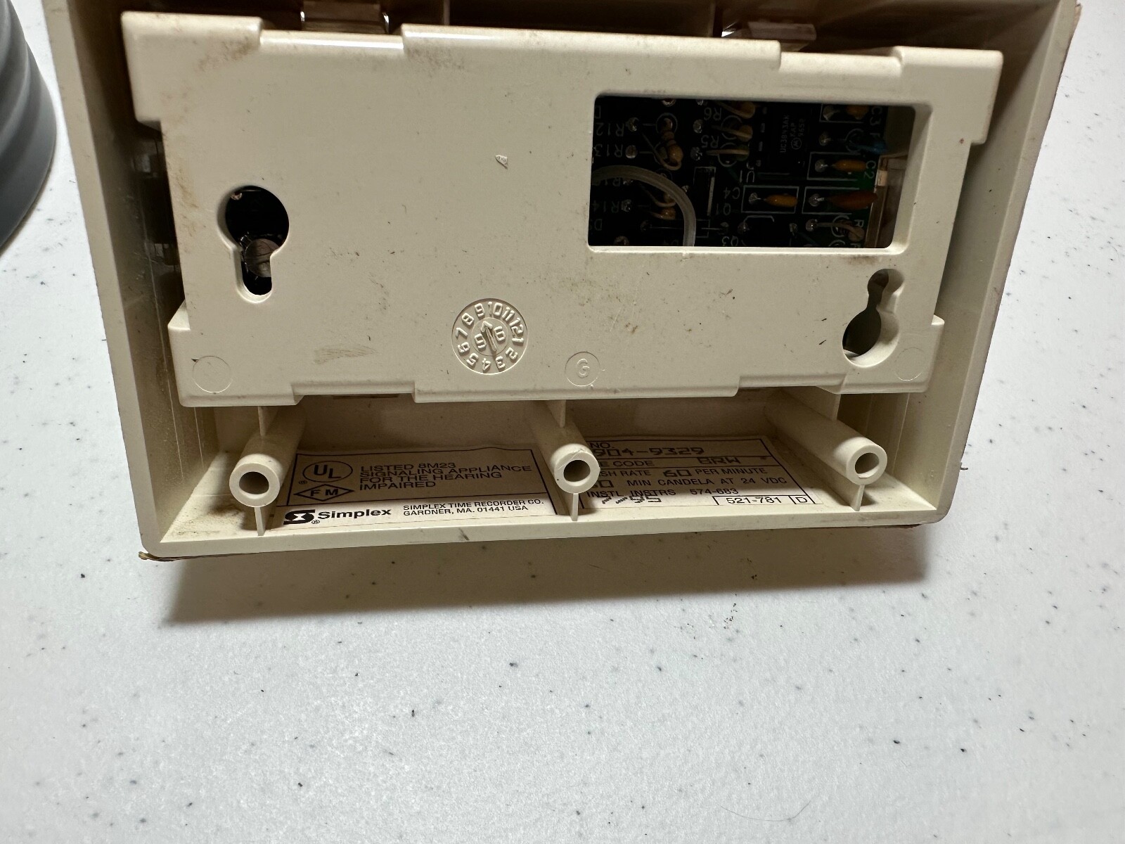 Simplex 4904-9329 Fire Alarm Signaling Remote Strobe White | eBay