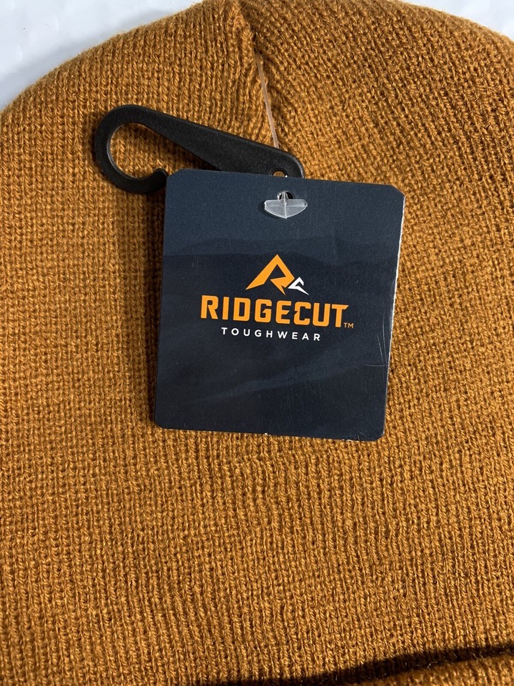RIDGECUT Toughwear RGC Knit Beanie Hat, Color Glazed Ginger, One Size Fits Most | eBay
