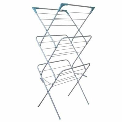 Clothes Airer Dryer Horse Maiden Metal Folding Traditional 3 Tier Heavy ...