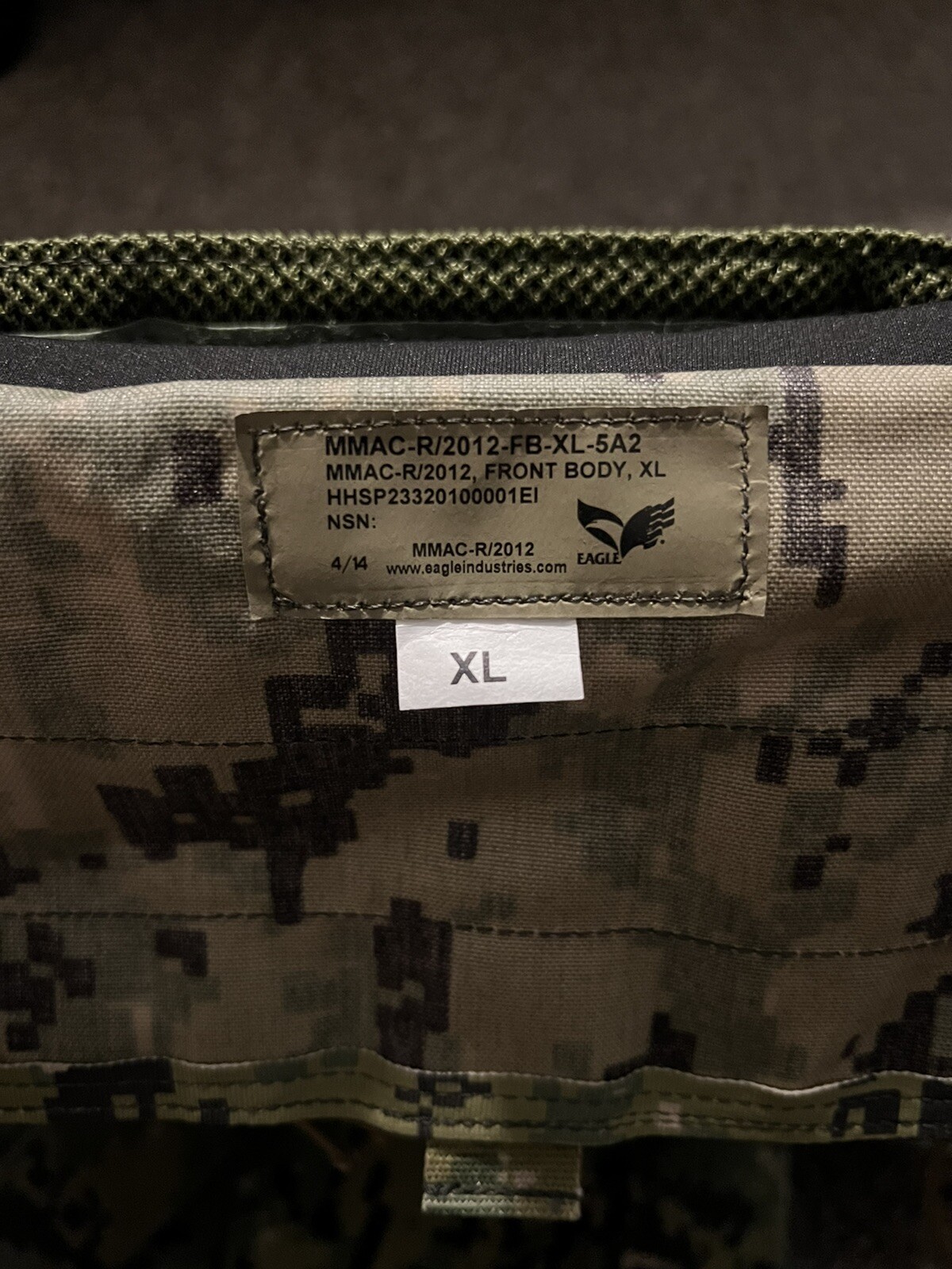 Eagle Industries AOR2 MMAC-R Multi Mission PC Size XL DEVGRU NSW SOF | eBay