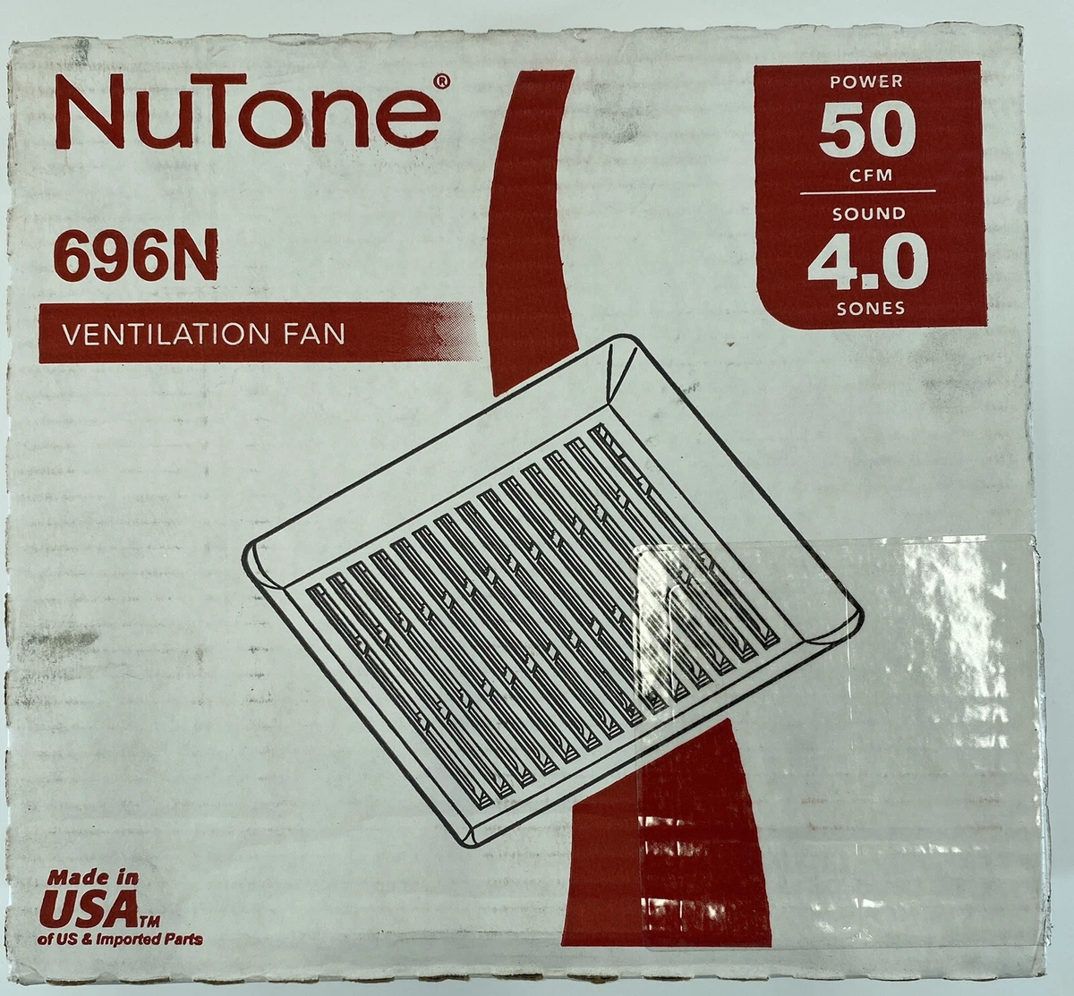 Nutone 50 Cfm Wall Ceiling Mount Bathroom Exhaust Fan | Shelly Lighting